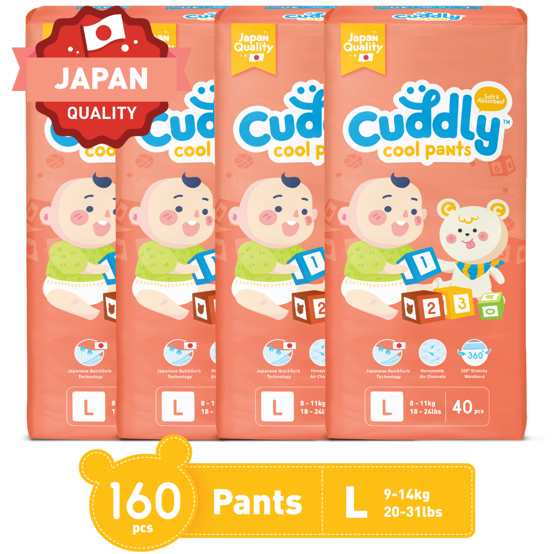 Cuddly Japanese Cool Pants Diaper Large 160s – Cuddly Baby